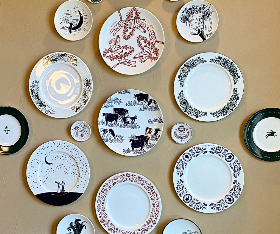 3 Steps for a Great Plate Wall – Lovegrass Designs