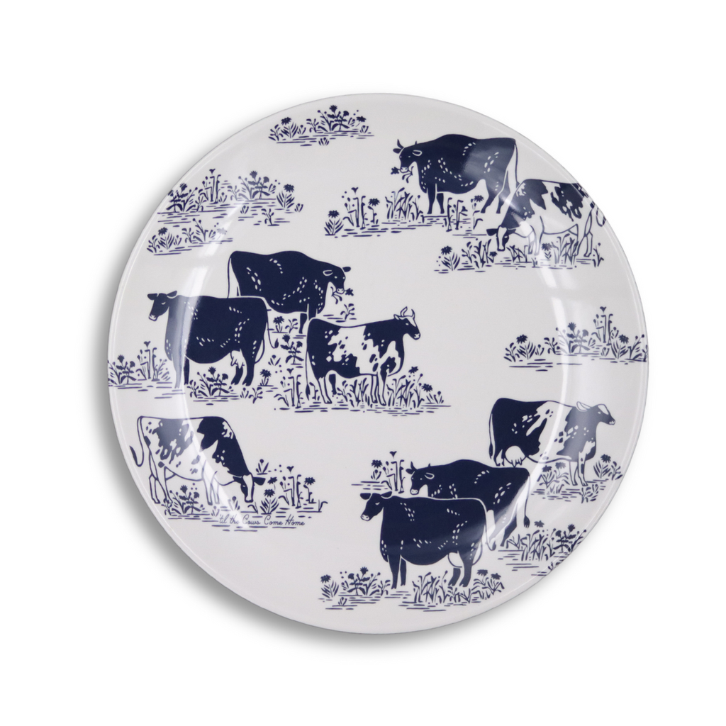 Cow Theme Melamine Plate – Lovegrass Designs