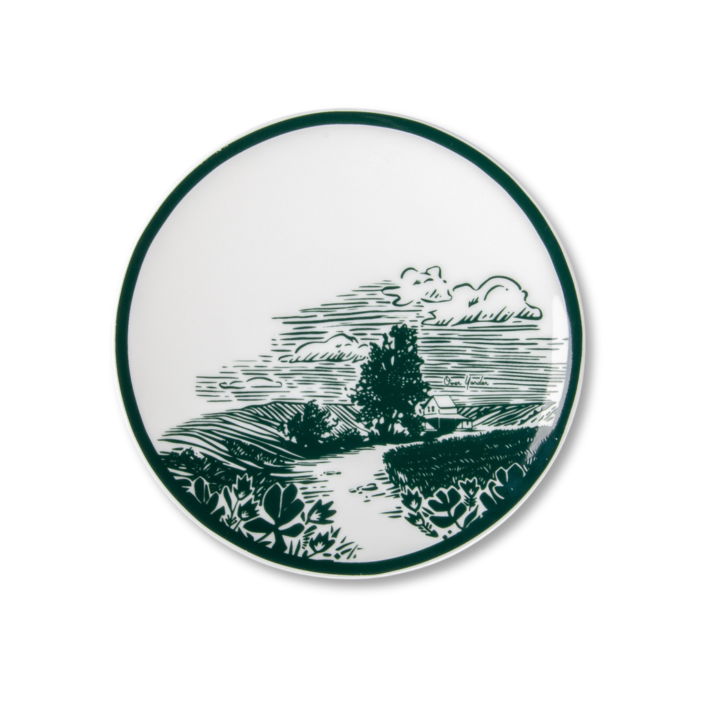 "Over Yonder" Porcelain Canapé Plate – Lovegrass Designs